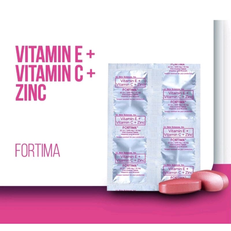 FORTIMA VITAMIN E + VITAMIN C + ZINC | Shopee Philippines