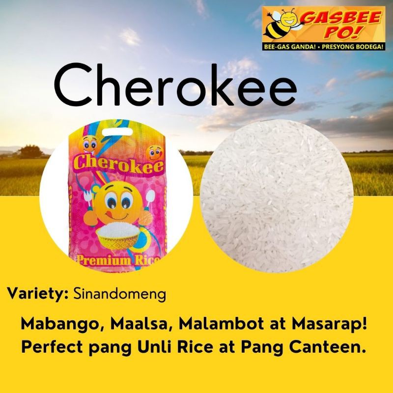 Cherokee Sinandomeng 85% Grade White Rice 5kg | BeeCost