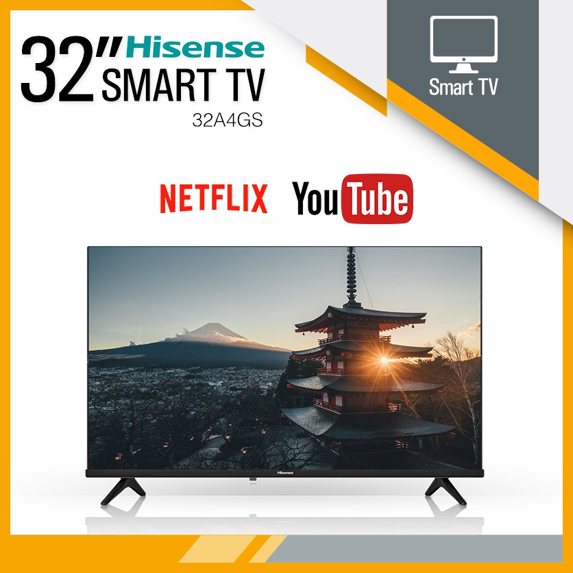 HISENSE 32 LED HD SMART TV 32A4GS | Shopee Philippines