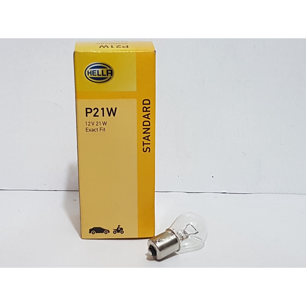 AUTOMOTIVE BULB 1141 12V / 24V P21W (SINGLE CONTACT) ORIGINAL HELLA (10 ...