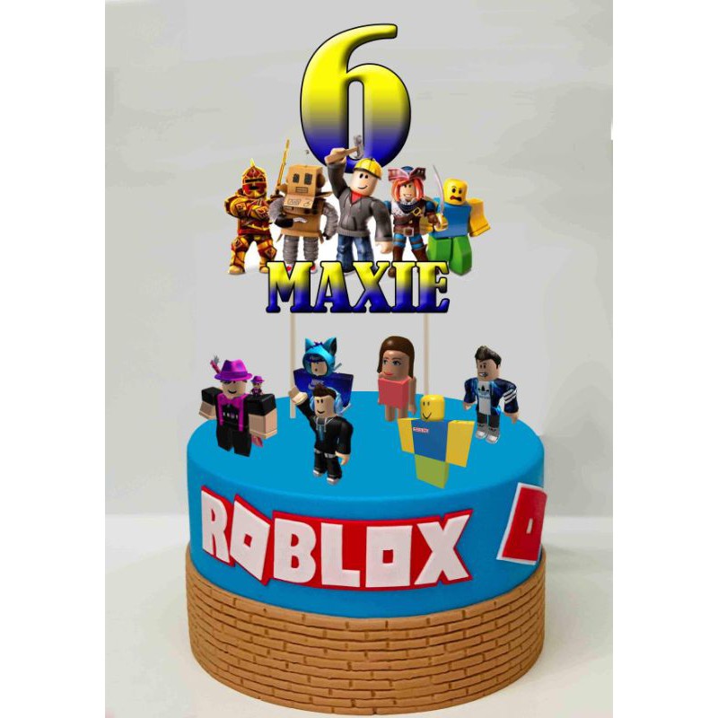 Roblox Theme Customized Cake Topper | Shopee Philippines