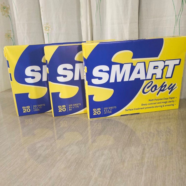 Smart Copy Paper | Short, Long, A4 | per Ream of 500 sheets | Shopee ...