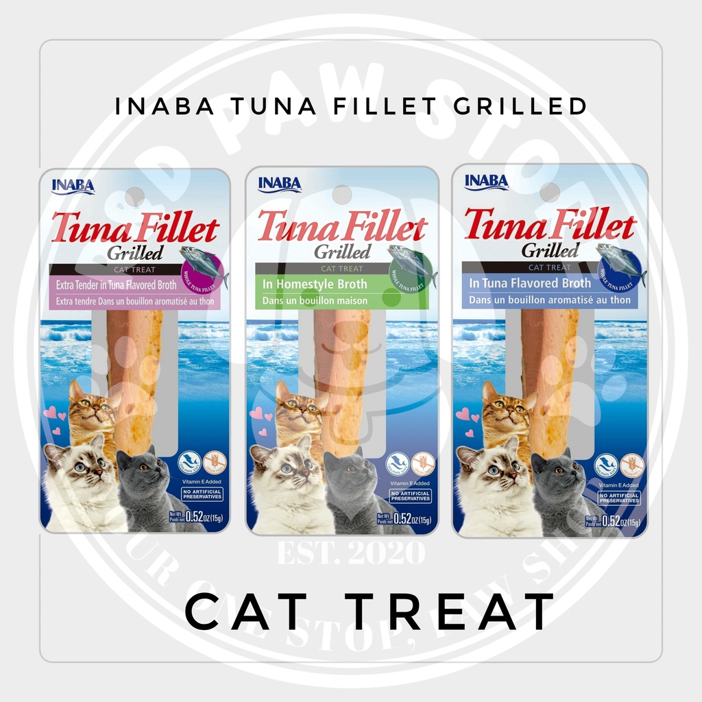 Inaba Tuna Fillet Grilled Cat Treat 15g | Shopee Philippines