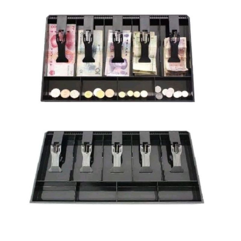 SJK 5 grid money cash coin register cashier box insert tray storage ...