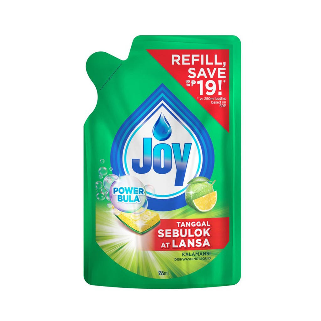 Joy Dishwashing Liquid Kalamansi Refill 355mL | Shopee Philippines