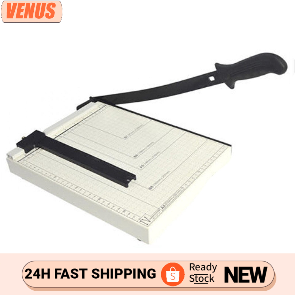 VENUS Manual Paper Cutter Steel Trimmer Desktop A4 A3 Photos Cutting ...