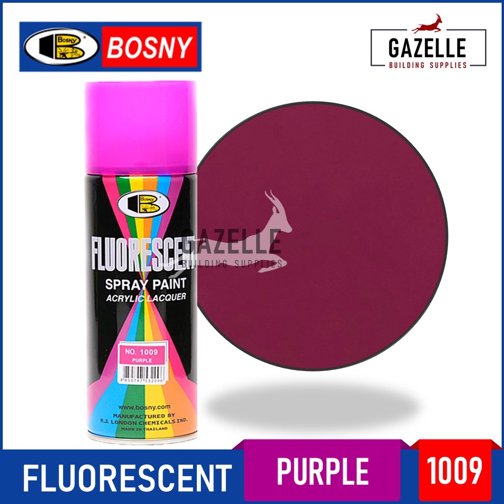 Bosny Fluorescent Acrylic Spray Paint - 1009 Purple | Shopee Philippines
