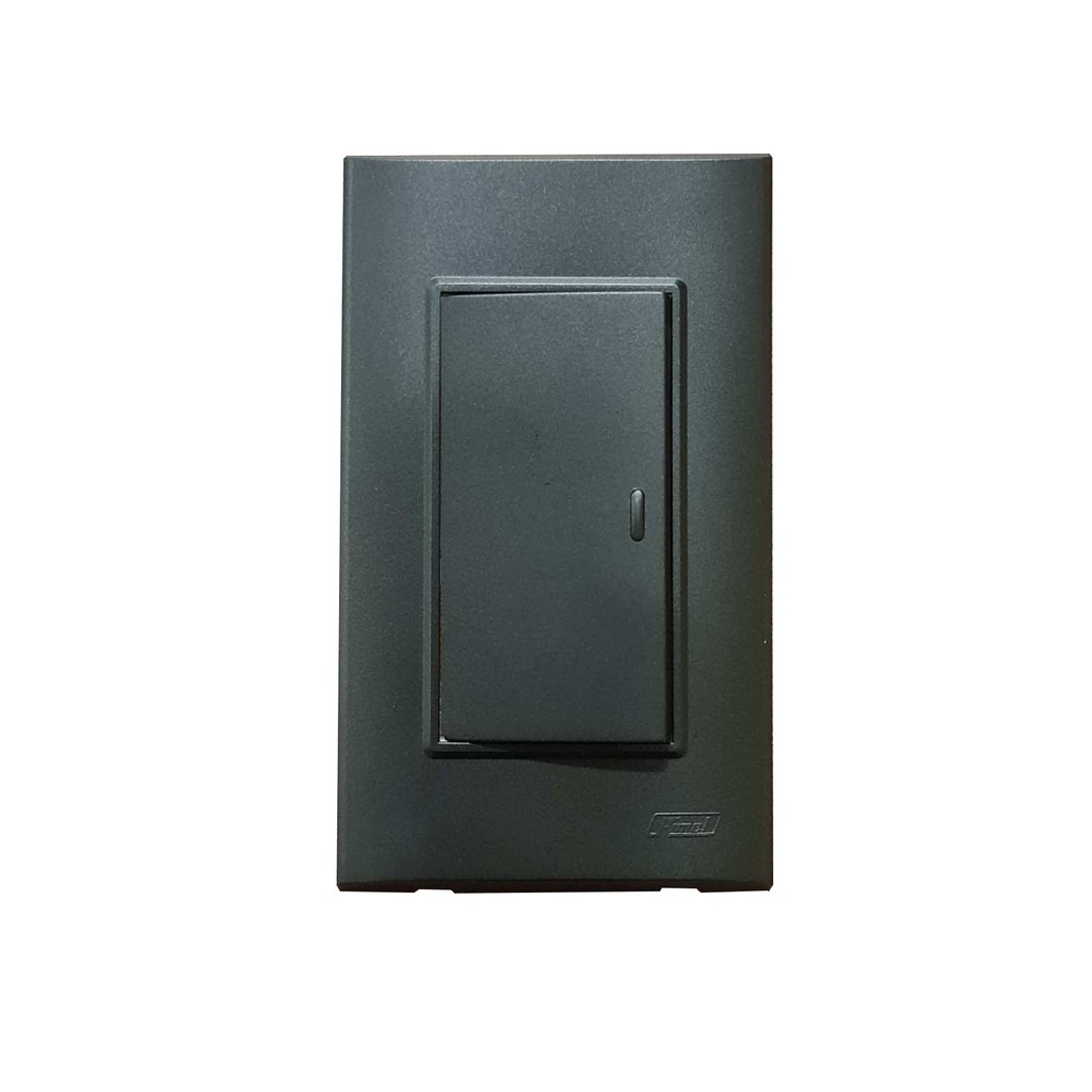 Himel Wiring Devices HWDC1S2LB - 1 Gang 2 Way Switch Large Button Black ...