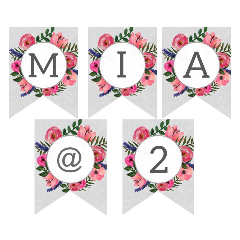 FLOWER Theme Personalize Party Banner | Shopee Philippines