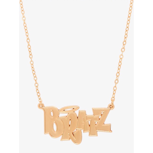 Bratz Logo Necklace Gold Tone Chain | Shopee Philippines
