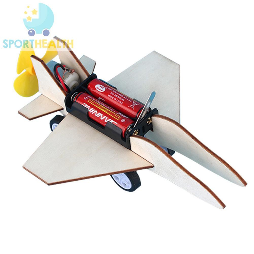 Sporthealth DIY Electric Sliding Aircraft Assembly Model Small ...