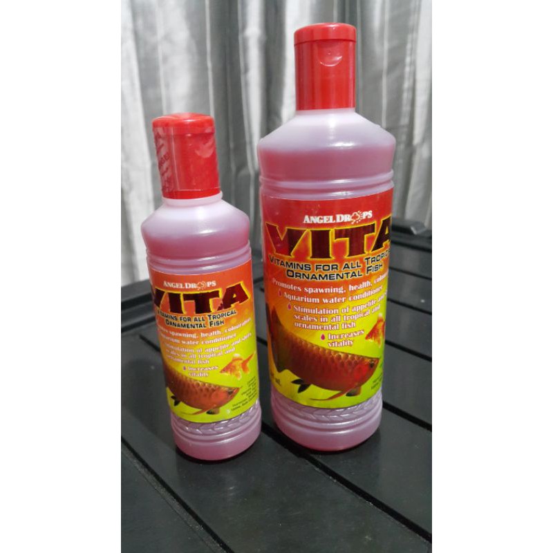 Angel Drops Vita 120ml and 265ml Fish Vitamins for Aquarium Fish ...
