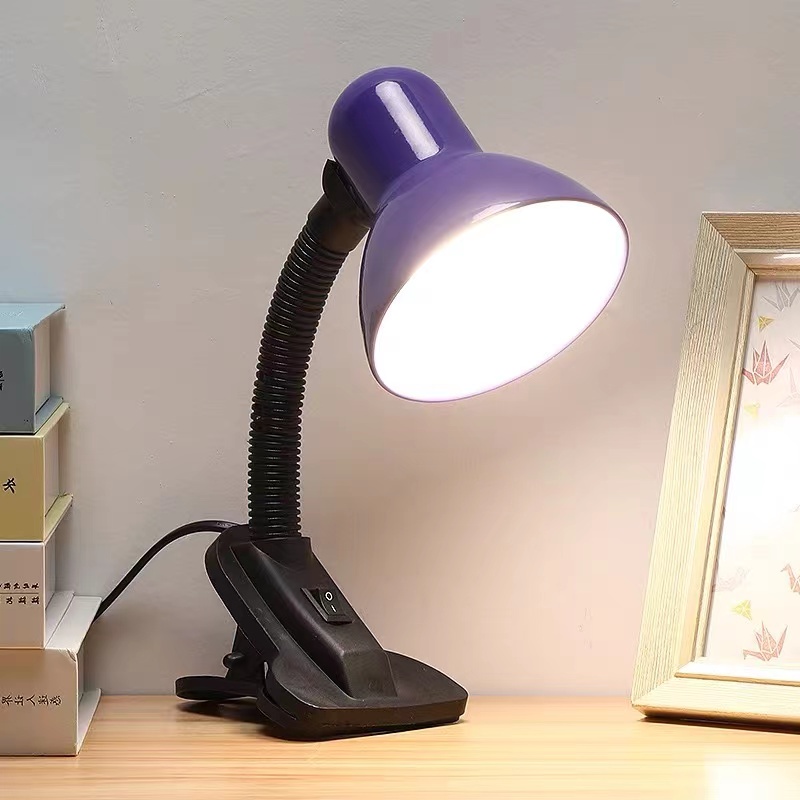Portable Clip Desk Lamp Shade / Table Lamp / Clip Lamp Bedroom Reading ...