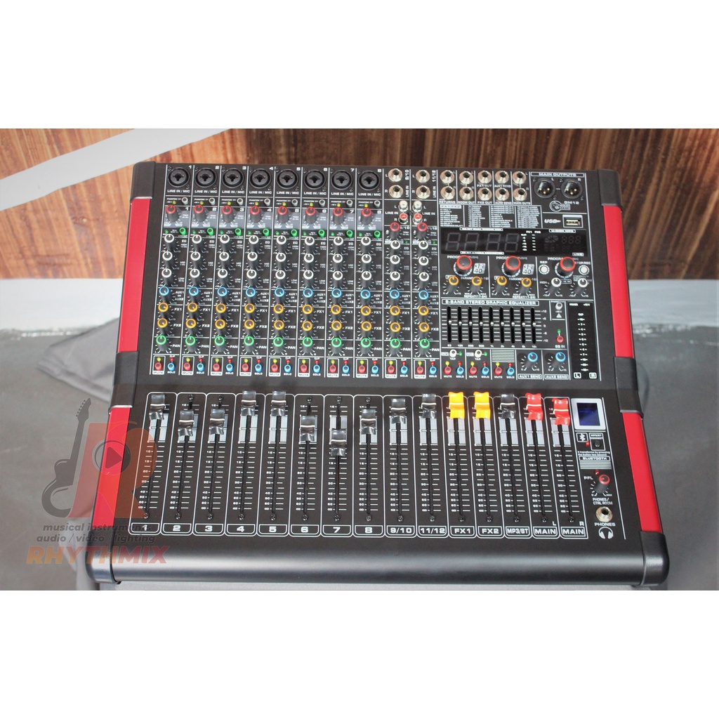 Wolff Audio GM12 12 Channel Double 99DSP Professional Mixer | Shopee ...