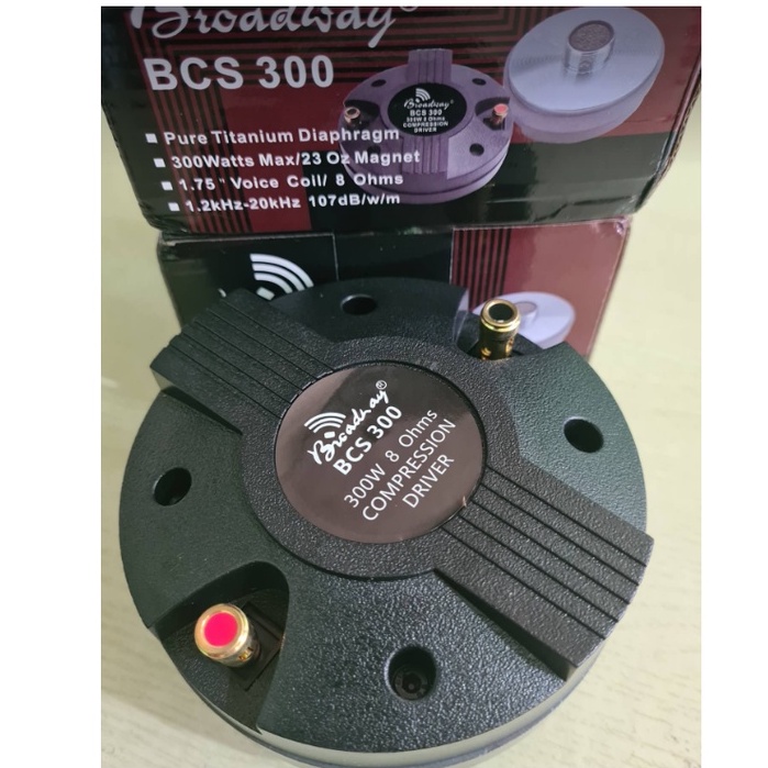 300 Watts Compression Driver Unit Broadway tweeter Pure Titanium ... 300 Watts Compression Driver Unit Broadway tweeter Pure Titanium ...