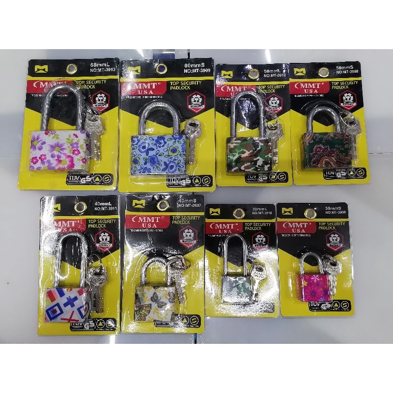 MMT Padlock w/ design | Shopee Philippines
