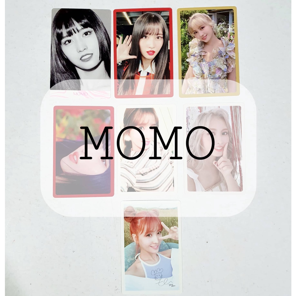 Official TWICE MOMO Photocards Hirai Momo talk that talk between 1 and 2 formula of love ...