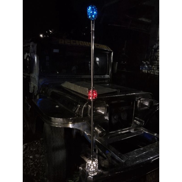 antenna for 4x4 owner type jeepney with led lights | Shopee Philippines