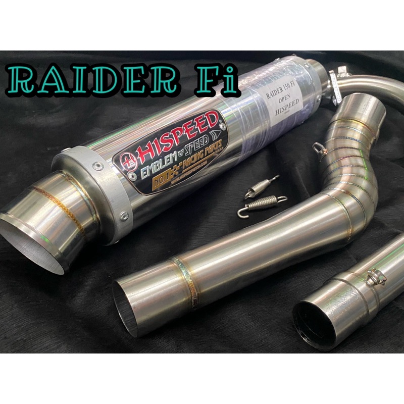 HiSpeed Pipe Open Raider150 Carb / Fi | Shopee Philippines