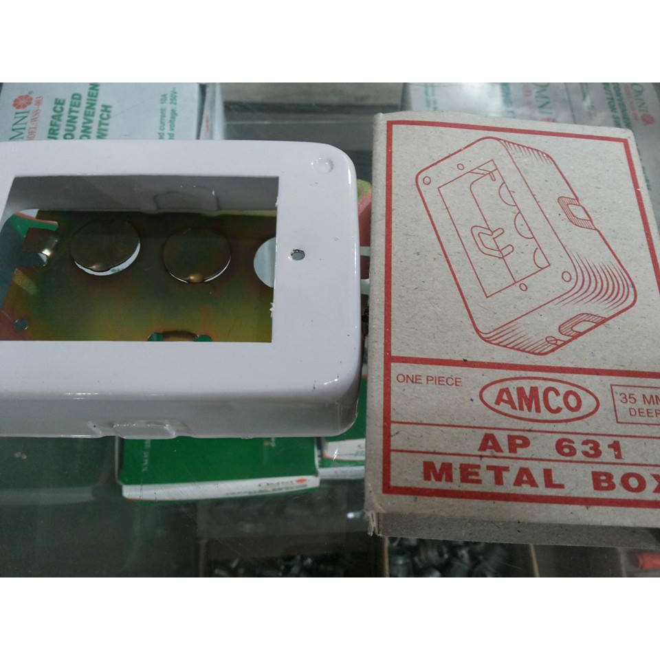 Amco Box for mounting Outlet/switch | Shopee Philippines