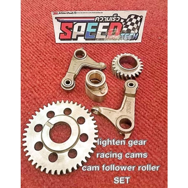 Racing Cam Set W/ Timing Gear, Cam Gear, Cam Follower Roller | Shopee ...