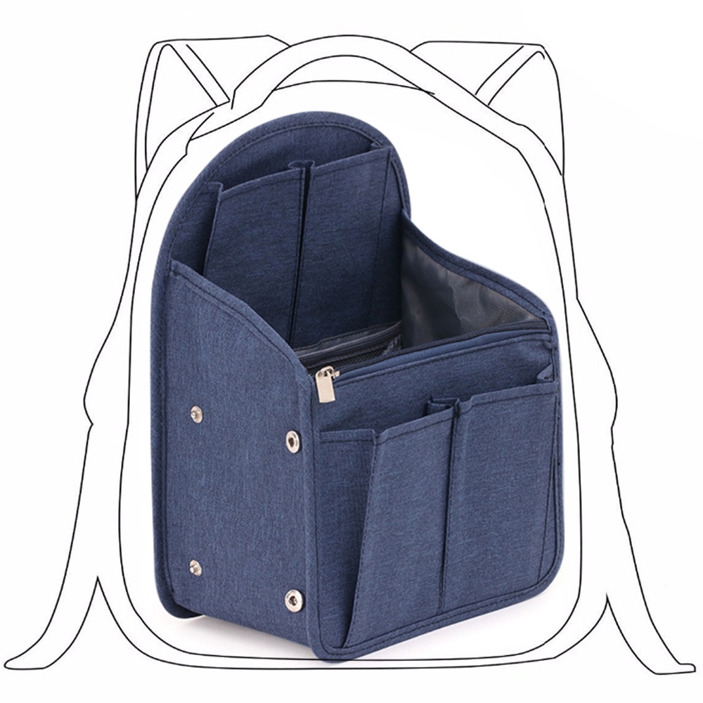 Evertoner Travel Backpack Liner Organizer Insert Bag In Compartment ...