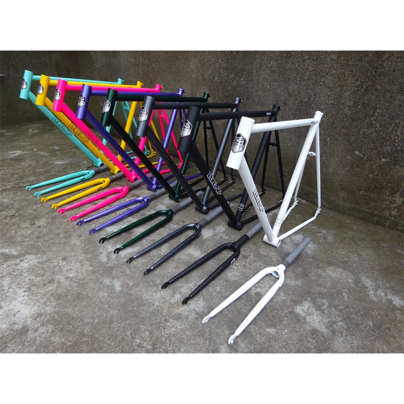 LEVEL UP Fixed Gear Frame 4130 Chrome-molybdenum Steel GB002 Single ...