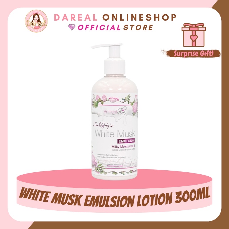 Brilliant Skin White Musk Emulsion Lotion 300ml | Shopee Philippines