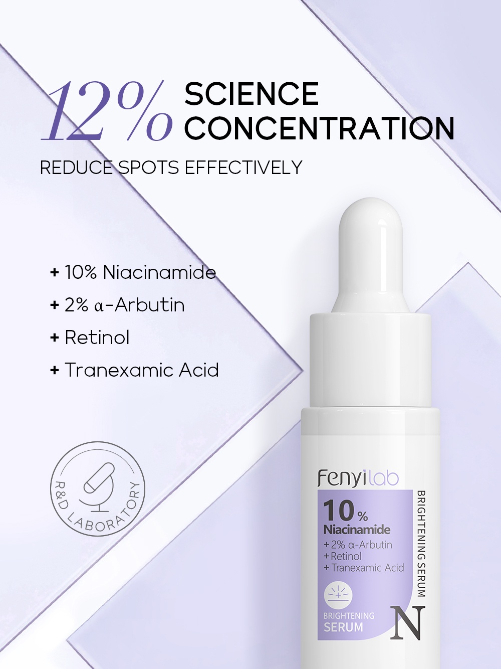 Fenyi Lab Peeling Serum Retinol 10% Niacinamide Fade Blemishes Essence ...