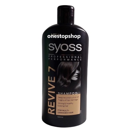 Syoss Shampoo Renew 7 For Multi Damaged Hair 500mL | Shopee Philippines