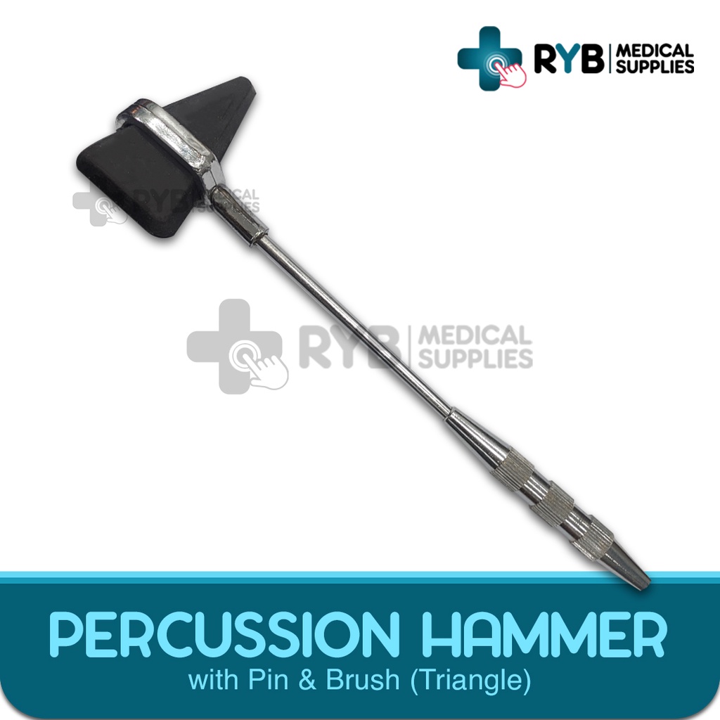 Taylor Percussion Reflex Hammer with Pin & Brush (Triangle) | Shopee ...