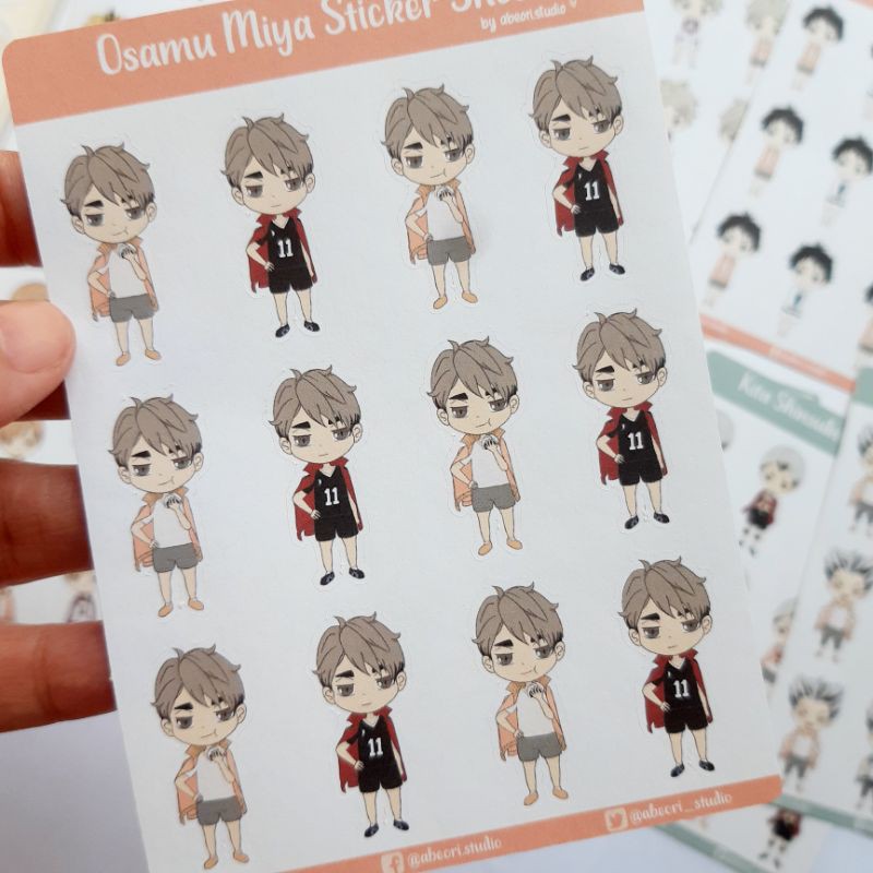 Haikyuu Sticker Sheet | Haikyuu Stationeries | Sticker Sheet | Haikyuu ...