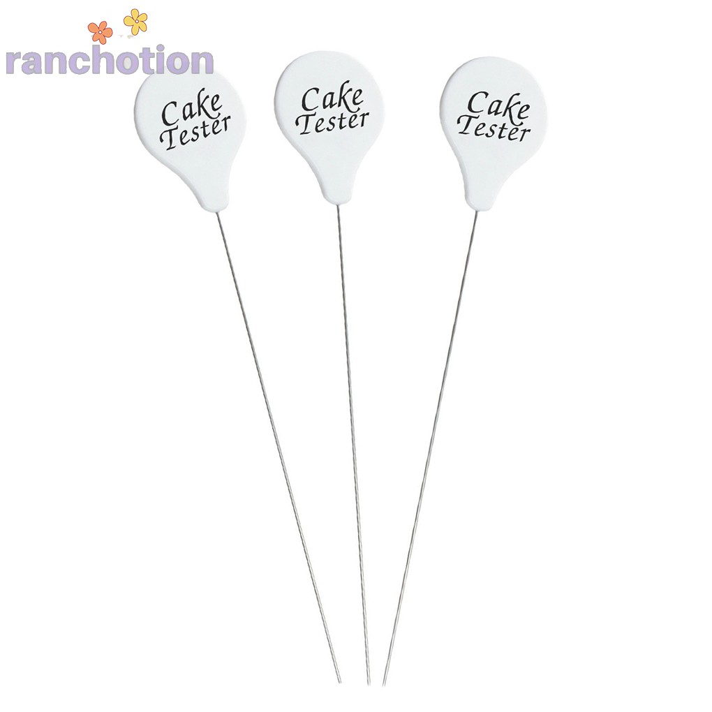 3pcs Cake Skewer Kitchen Cake Tester Probe Skewer Pin Needle Reusable ...