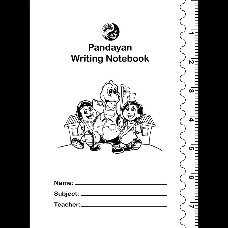 Pandayan Writing Notebook (White, 80 leaves, with cover) | Shopee ...