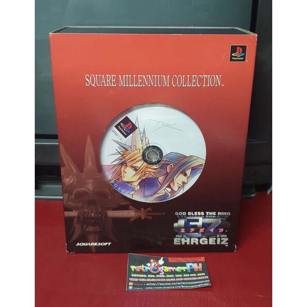 EHRGEIZ PS1 SQUARE MILLENIUM COLLECTION LIMITED BOX Japan | Shopee ...