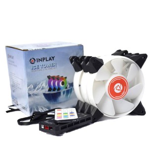 INPLAY ICE TOWER RGB FAN 3 IN ONE KIT | 3PCS 12CM Cooling fan | RGB ...
