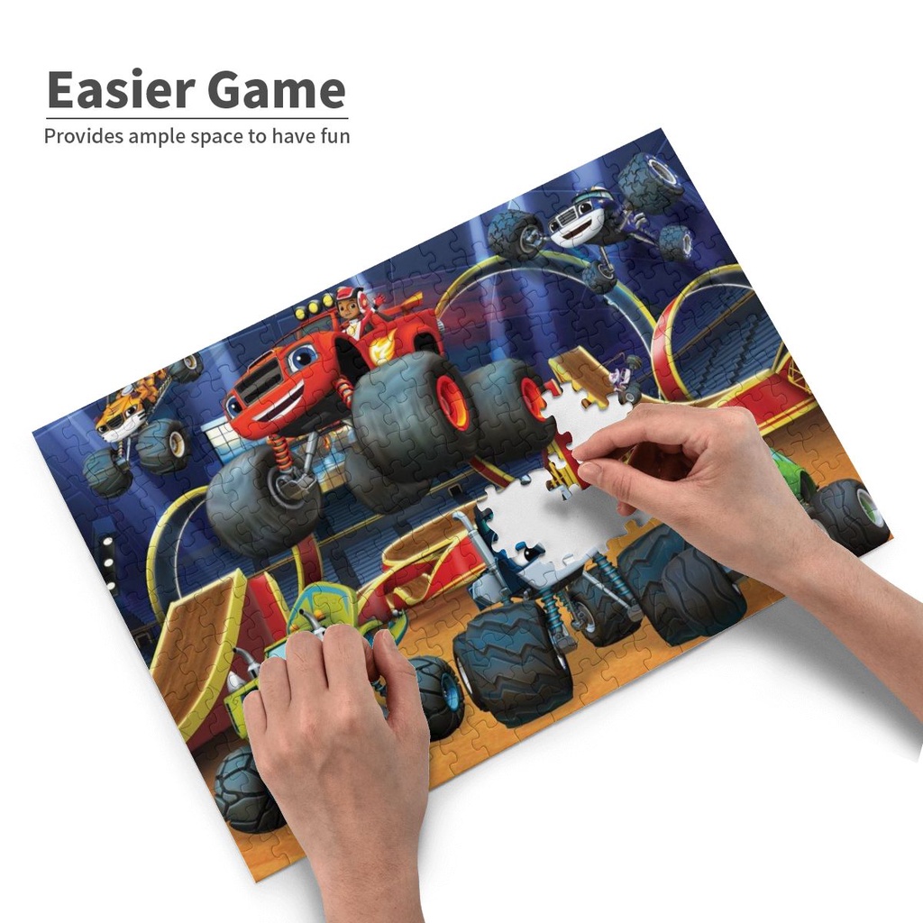 Blaze And The Monster Machines Educational Toy Gifts Puzzle Jigsaw Gift ...