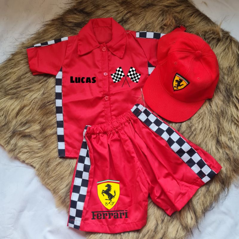 FERRARI THEME BIRTHDAY COSTUME | Shopee Philippines