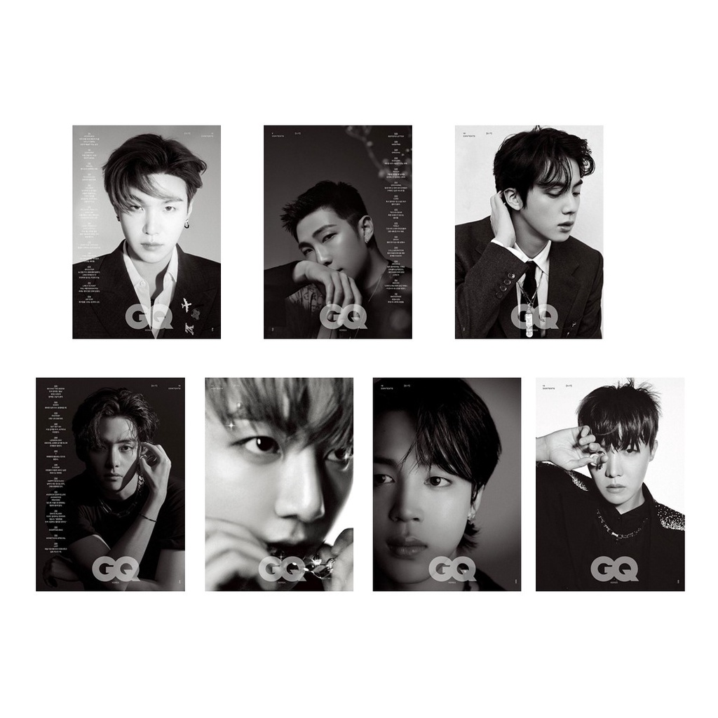 BTS GQ Poster / BTS GQ Posters with FREE Poster Box | Shopee Philippines