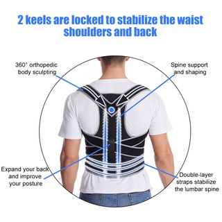 SPOSAFE Back Brace Posture Corrector for Women and Men, back support ...