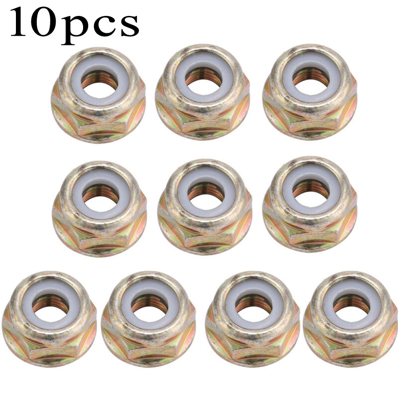Reverse Nut 10pcs M10x1.25 Strimmer Left Hand Thread Easy installation ...