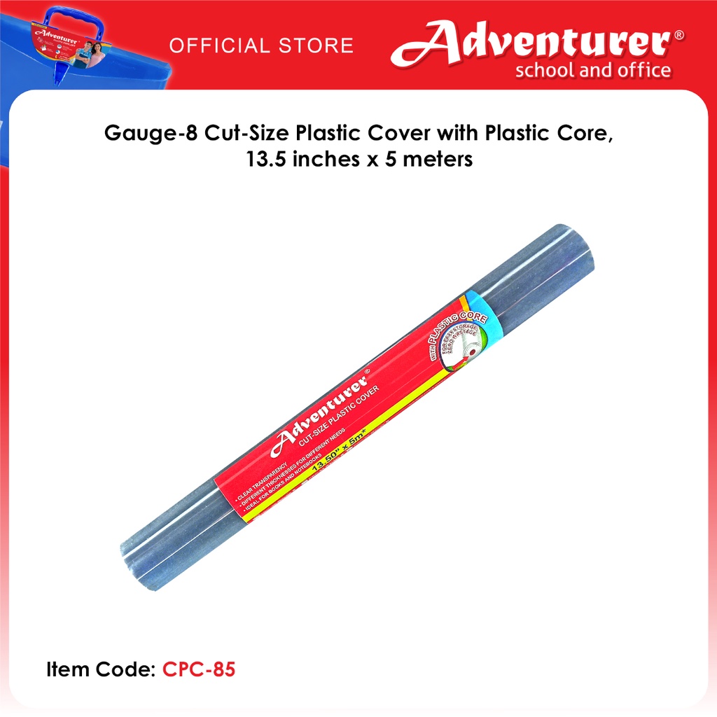 Adventurer Gauge-8 Cut-Size Plastic Cover with Core, 13.5 inches x 5 ...