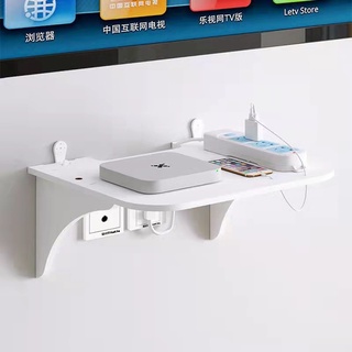 Wall set top box rack punching living room TV router atorage box wall ...