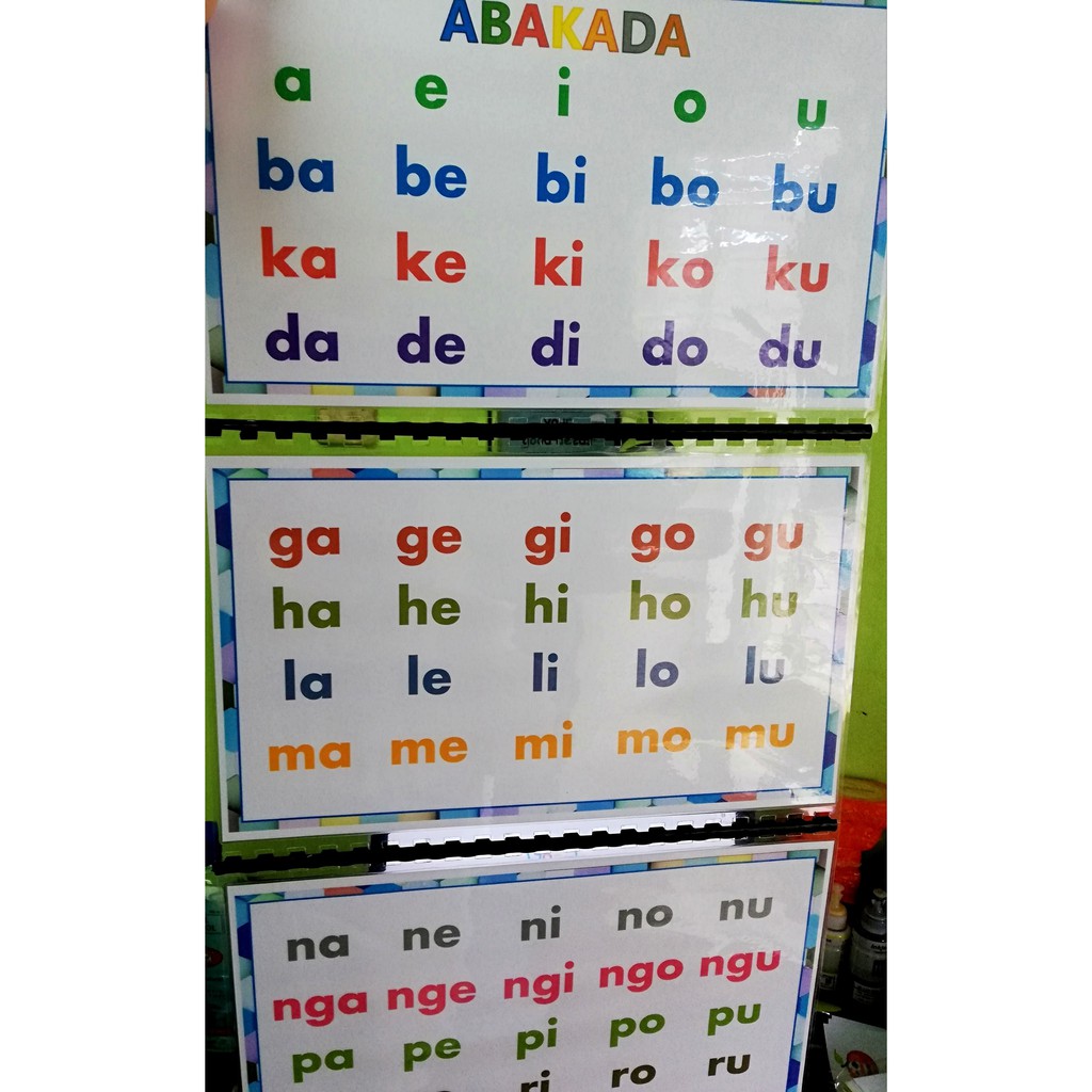 ABAKADA Laminated Wall Chart for Kids presyo ₱175