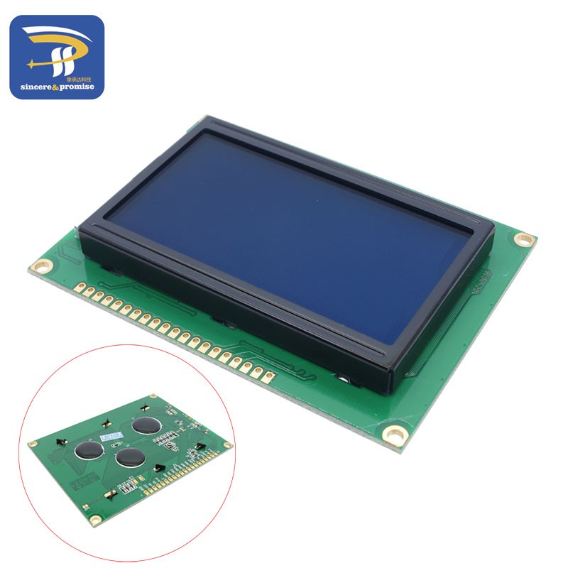 LCD Board 12864 128X64 5V blue screen display ST7920 LCD ... | Shopee Philippines