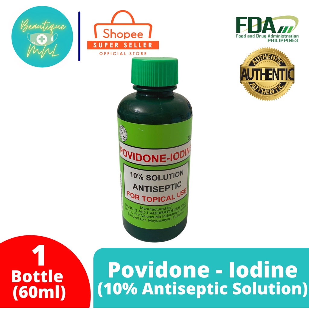 (GENERIC BETADINE) Povidone Iodine 60ml | Shopee Philippines
