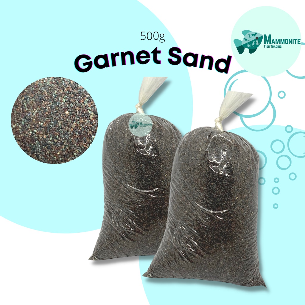 Aquarium Sand Garnet Decoration Fine Stones for Tank 500g | Shopee ...