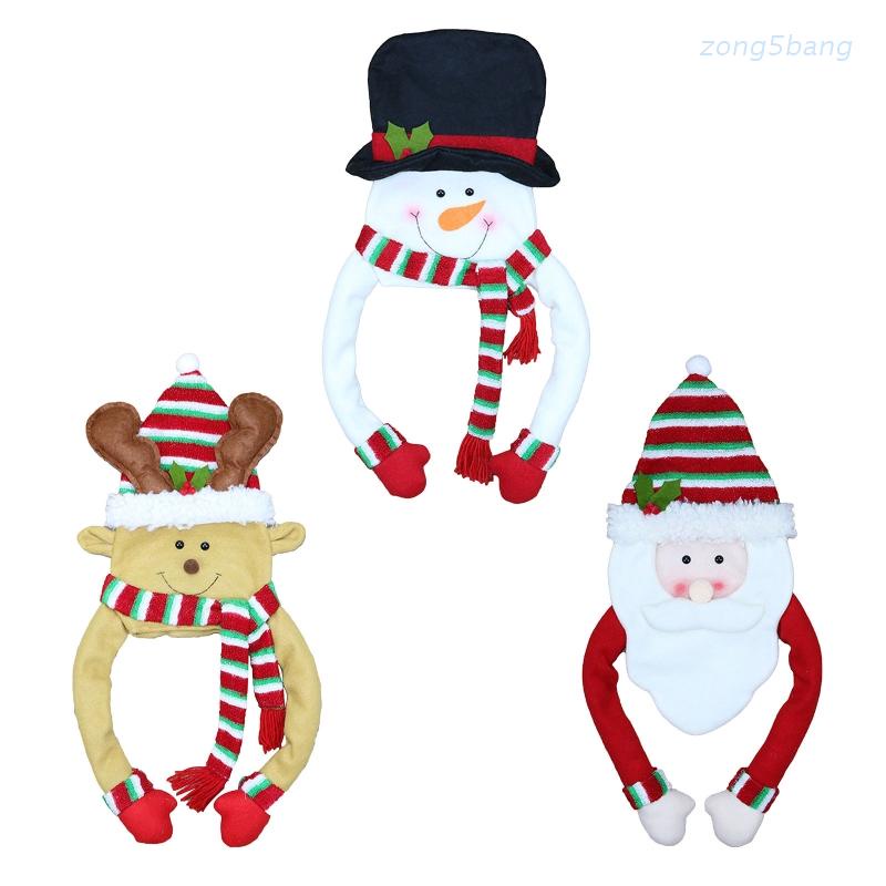 zong Christmas Tree Topper Santa Claus Snowman Elk Top Hugger for ...