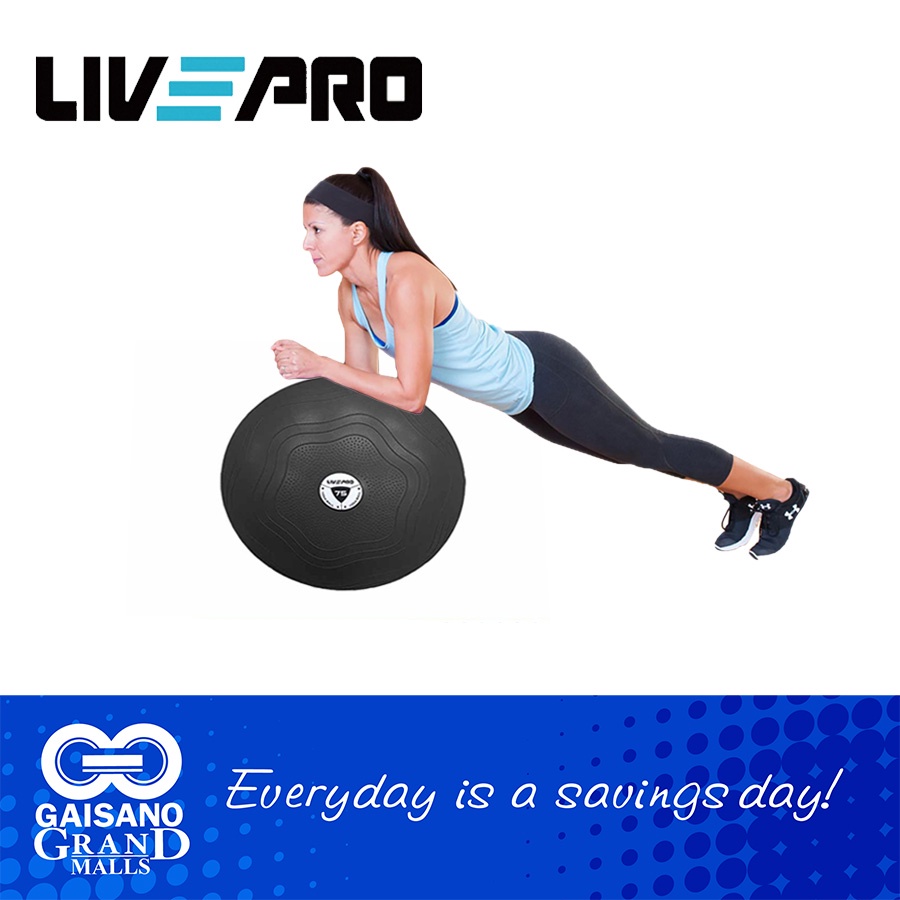 Livepro Anti Burst Core Fit Gym Ball 1200g Exercise Ball With Pump In
