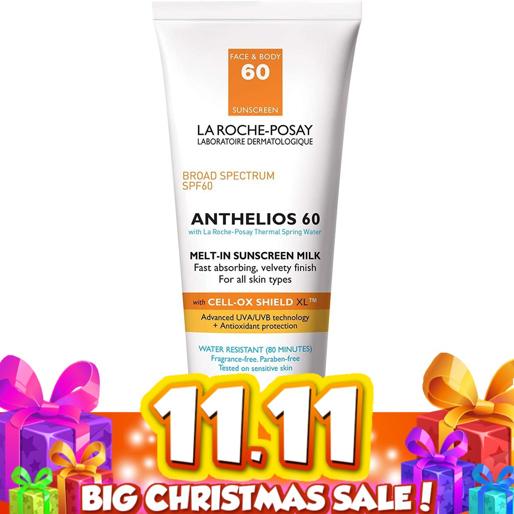 La Roche-Posay Anthelios 60 Melt-in Sunscreen Milk Face & Body with ...